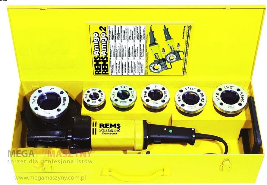 Rems Gwintownica Amigo 2 Compact Set R 1/2-3/4-1-1i1/4 540023 - Opinie ...