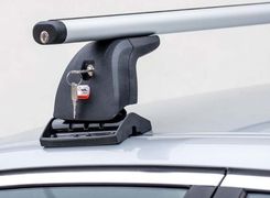 Amos BETA aluminiowy (4 łapy + 2 belki aluminiowe + 4 zamki z osłonkami ...