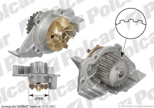 Pompa wody 2.0 CITROËN XM, 07.89- - Opinie i ceny na Ceneo.pl