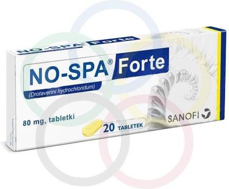 No-spa Forte 80 mg 20 tabl - Opinie i ceny na Ceneo.pl