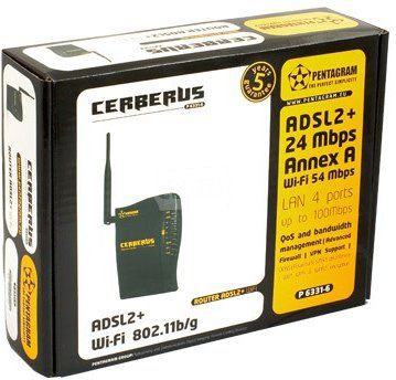 Router Pentagram Cerberus ADSL2 Wi-Fi 802.11g (P6331-62) - Opinie i ...