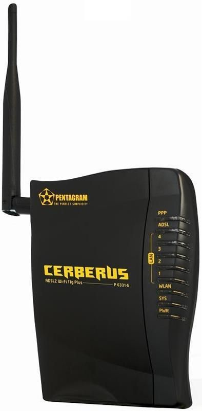 Router Pentagram Cerberus ADSL2 Wi-Fi 802.11g (P6331-62) - Opinie i ...