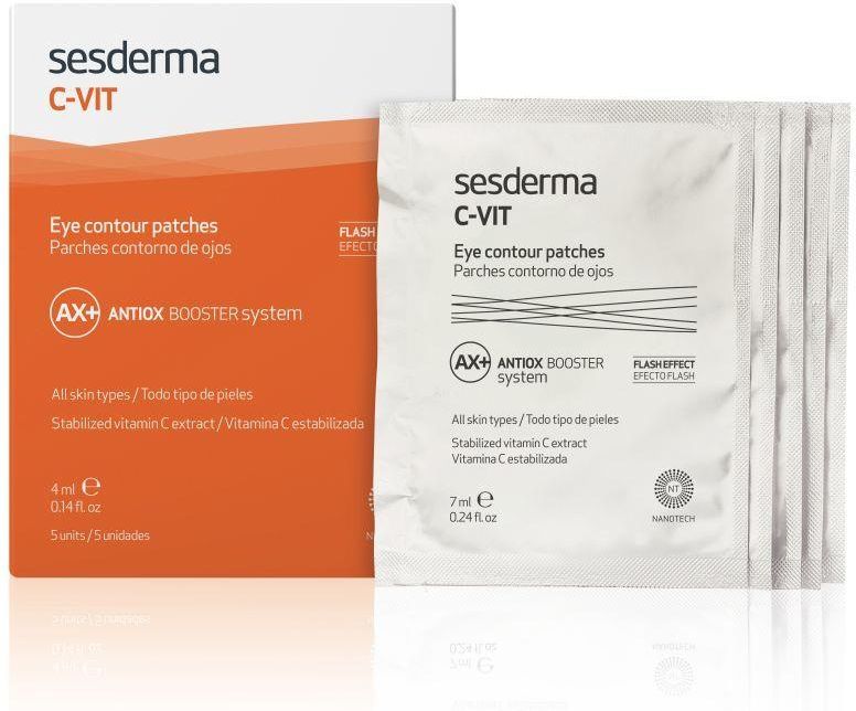 SesDerma C-Vit Eye Contour Patches Płatki pod oczy 5x4ml - Opinie i ...