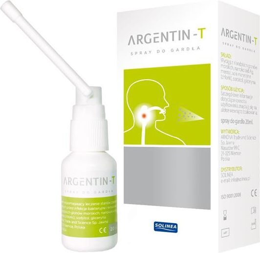 Argentin - T spray do gardła 20ml - Opinie i ceny na Ceneo.pl