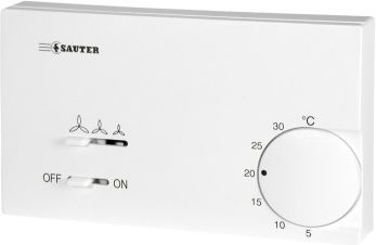 Sauter termostat do fan-coili 230V 2przełączniki G/CH 2rurowy ...