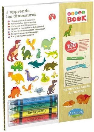 Aladine Stiki Book Dinozaury - Ceny i opinie - Ceneo.pl