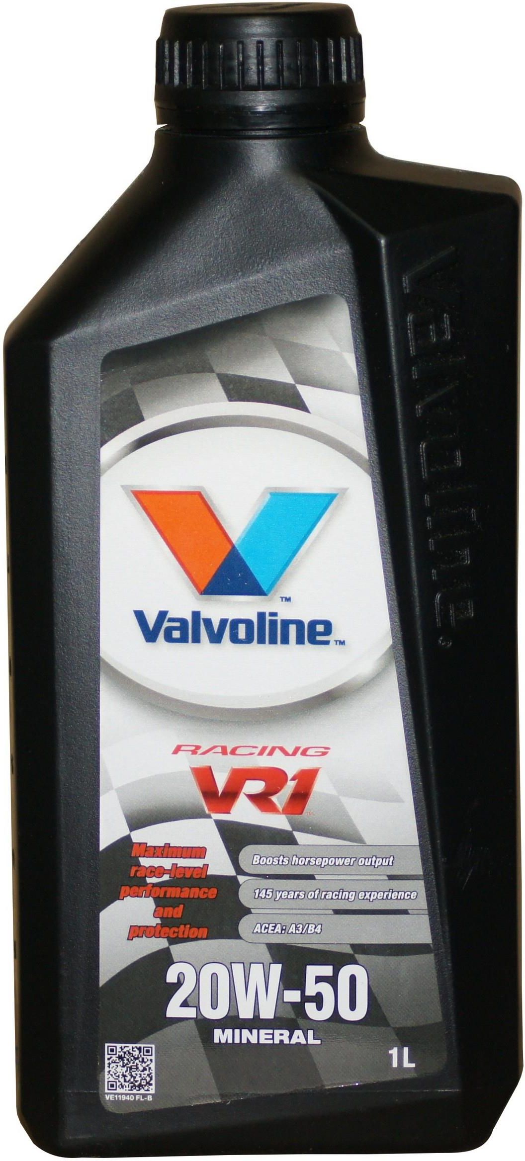 Olej silnikowy Valvoline Racing VR1 20W-50 1L - Opinie i ceny na Ceneo.pl