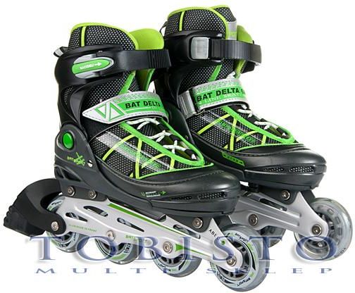 Rolki Batsport Delta Abec5 Zielony - Cena i Opinie - Ceneo.pl