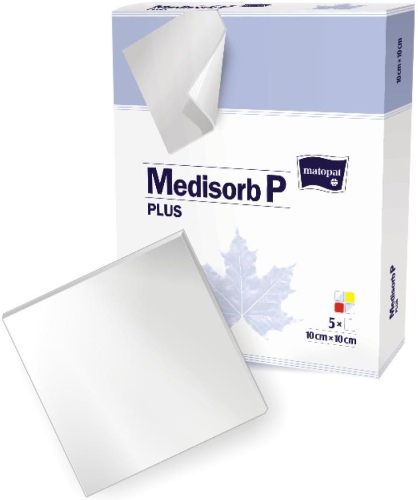 Matopat opatrunek specjalistyczny MEDISORB P PLUS 10x10cm 5szt ...