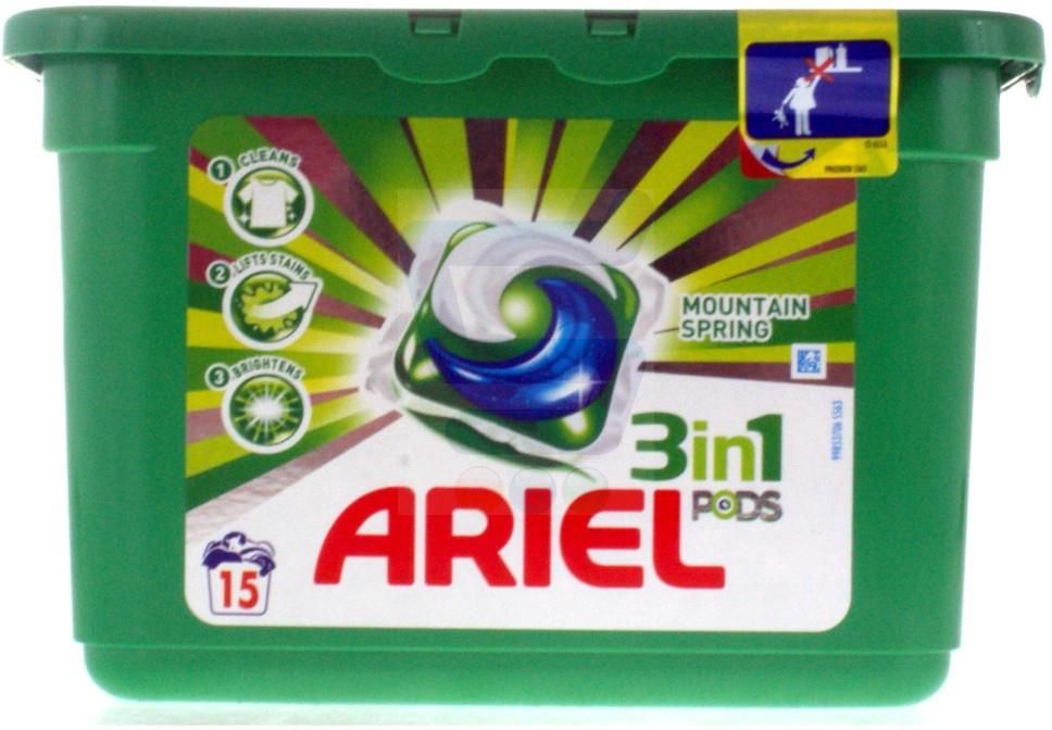 Ariel Mountain Spring Nice Smell Kapsułki do prania 15 prań - Opinie i ...