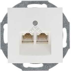 Gniazdo elektryczne Berker Gniazdo Komputerowe Rj45 Podwójne Kwadrat ...