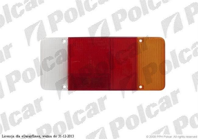 Lampa tylna Klosz Lampy Tylnej Z Lampą Cofania,300X130Mm,Ece Peugeot ...