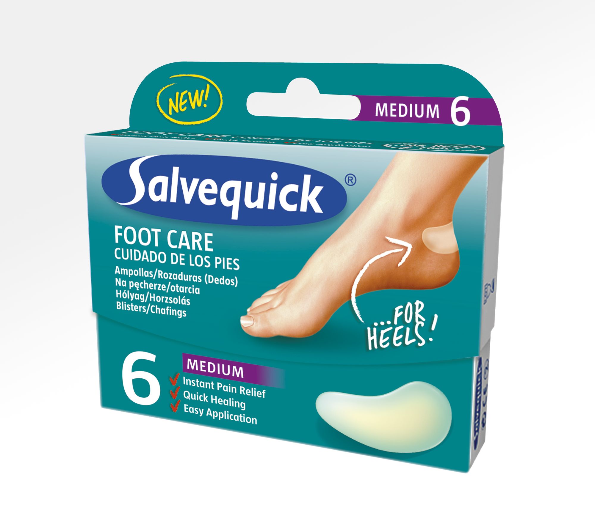 Plastry SALVEQUICK Na Stopy średni x 6szt. - Opinie i ceny na Ceneo.pl