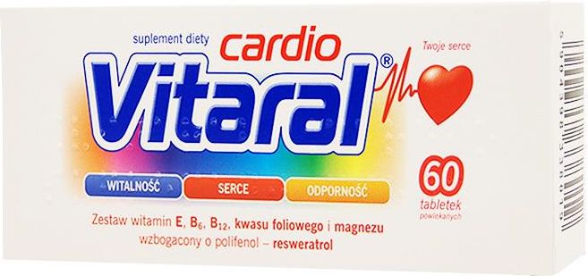 Vitaral cardio 60 tabletek - Opinie i ceny na Ceneo.pl
