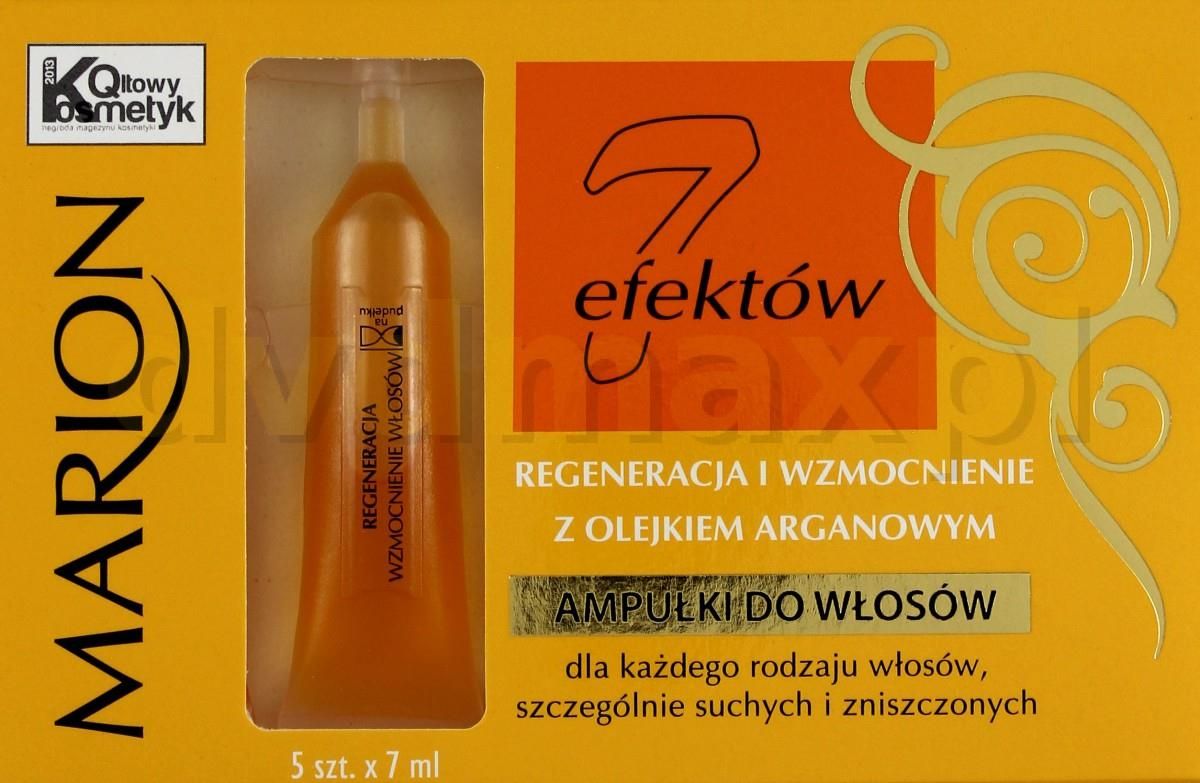 MARION 7 efektów Ampułki do włosów Regeneracja i wzmocnienie z olejkiem ...