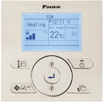 Daikin Zaawansowany Sterownik Przewodowy Brc1E52A Z Wyświetlaczem ...