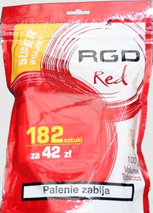 Tytoń papierosowy RGD Red 100g - Ceny i opinie - Ceneo.pl