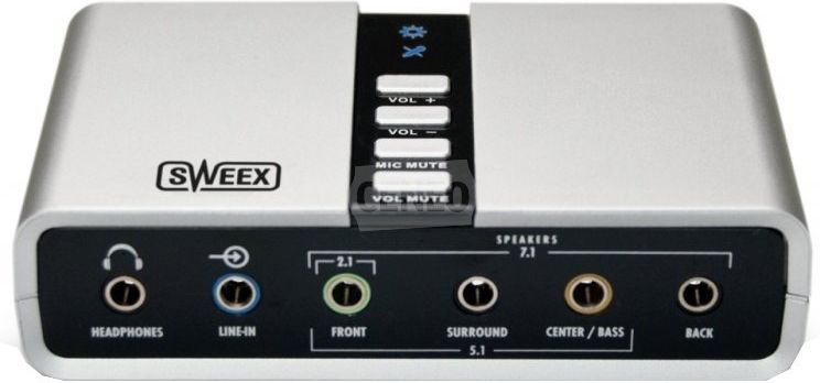 Karta muzyczna Sweex 7.1 USB (SC016) - Opinie i ceny na Ceneo.pl