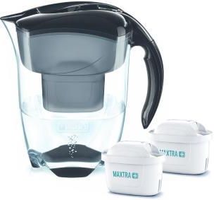 Dzbanek filtrujący BRITA Elemaris XL 3,5L czarny + 2 filtry Maxtra+ PP ...