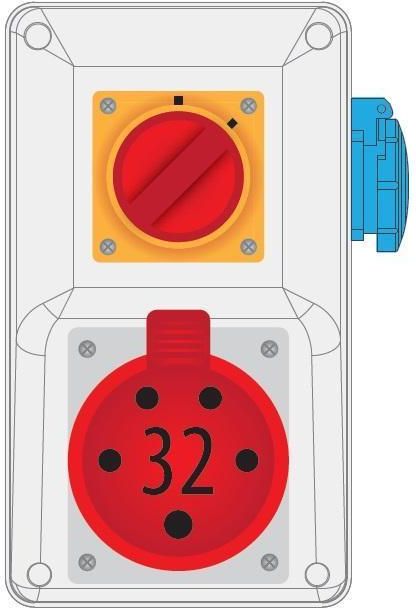 Rozdzielnia Pawbol Rozdz.kombi-pl32a/5p,1x250v 0/1 B.325/1/01 - Opinie ...