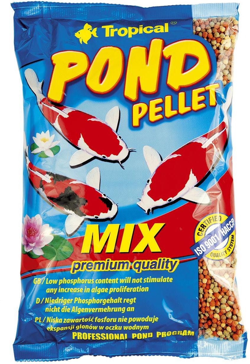 TROPICAL Pond Pellet Mix Size M - pokarm o niskiej zawartości fosforu ...