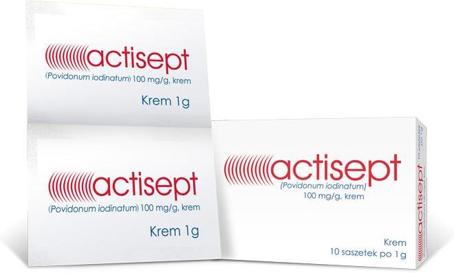 Actisept krem 0,1g/g 10 saszetek - Opinie, cena na Ceneo.pl