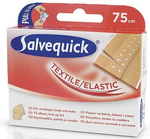 SALVEQUICK plaster tekstylny 75cm x 6cm 2 sztuk - Opinie i ceny na Ceneo.pl