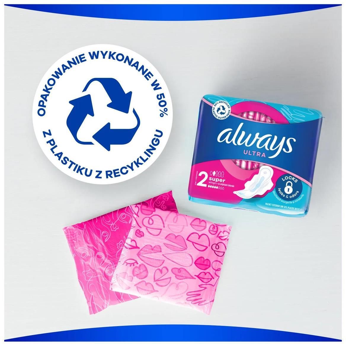 ALways Super Plus Ultra Podpaski 32 szt. - Opinie i ceny na Ceneo.pl
