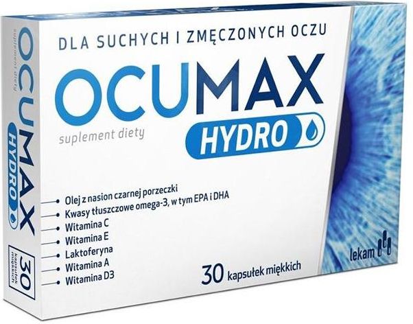 Ocumax Hydro 30 kapsułek - Opinie i ceny na Ceneo.pl