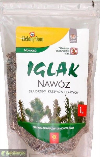 Nawóz zielony Dom Nawóz Iglak Mączka Rogowa+Kostna 1kg - Ceny i opinie - Ceneo.pl