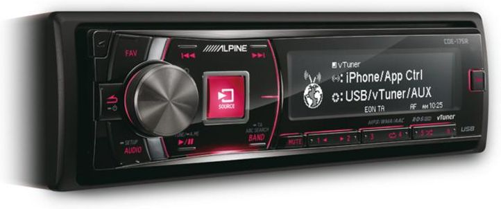 Radioodtwarzacz samochodowy ALPINE CDE-175R - Opinie i ceny na Ceneo.pl