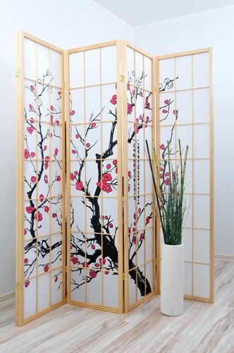 Drewniany Japoński Parawan Sf-a-4 - Opinie i atrakcyjne ceny na Ceneo.pl