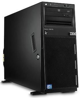 Serwer IBM X3300 M4, XEON 4C E5-2407 80W 2.2GHZ/1066MHZ/10MB, 1X 4GB, O ...
