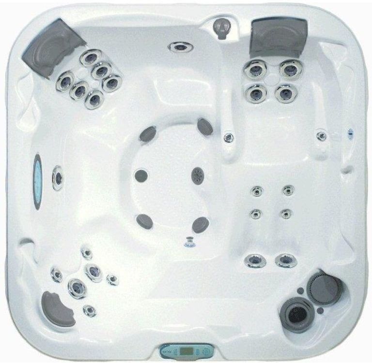 Wanna z hydromasażem Dimension One Spas minibasen Aurora 213x213x91 ...