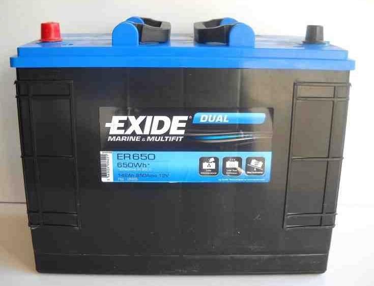 Exide Dual 12V 142Ah 850A L+ (Wymiary: 350 X 175 X 290) (Er 650 ...