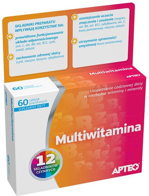 Suplement diety Multiwitamina 60 tabletek - Opinie i ceny na Ceneo.pl