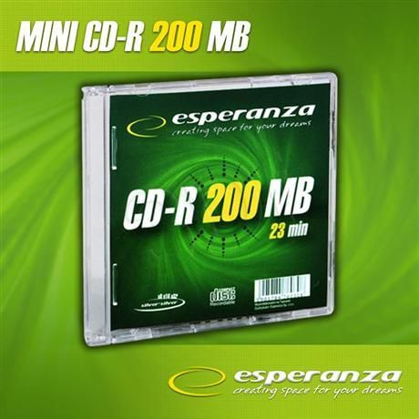 Nośnik danych Cd-R Mini Disc Esperanza 200Mb 23Min.8Cm Slim 1Szt. (NOSESPCDR0071) - Opinie i ...
