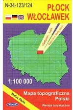 WzKart: PŁOCK WŁOCŁAWEK 1:100 000 mapa topograficzna Polski wydanie ...