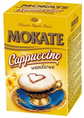 Kawa Mokate CAPPUCCINO WANILIOWE kartonik 150g - Ceny i opinie - Ceneo.pl