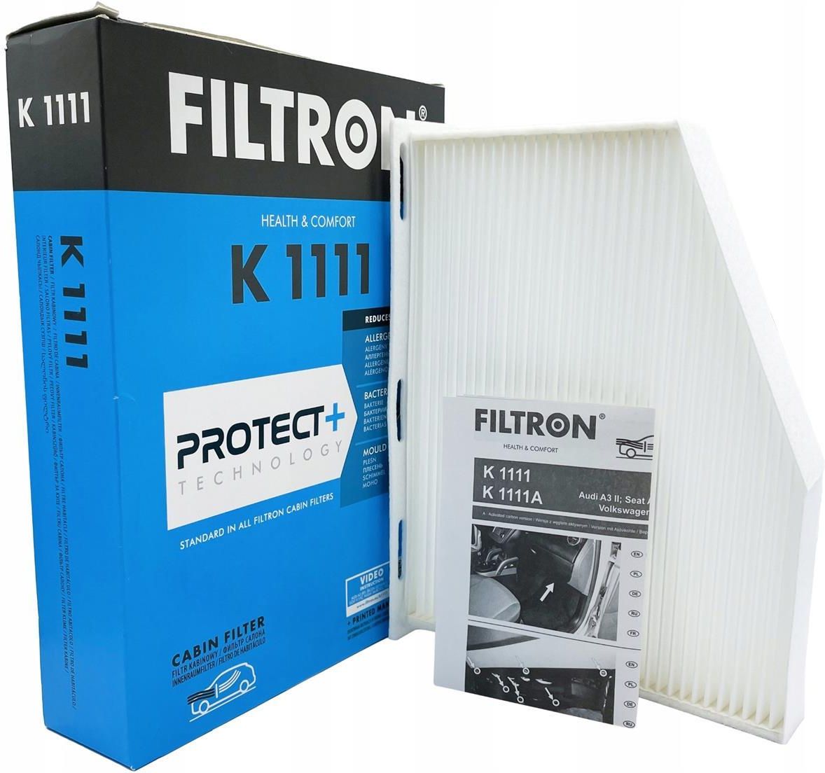 Filtr kabinowy Filtron K 1111 - Opinie i ceny na Ceneo.pl