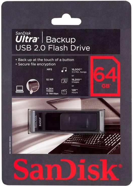 Pendrive SANDISK Cruzer Ultra Backup 64GB (SDCz40-064G-E11) - Opinie i ...