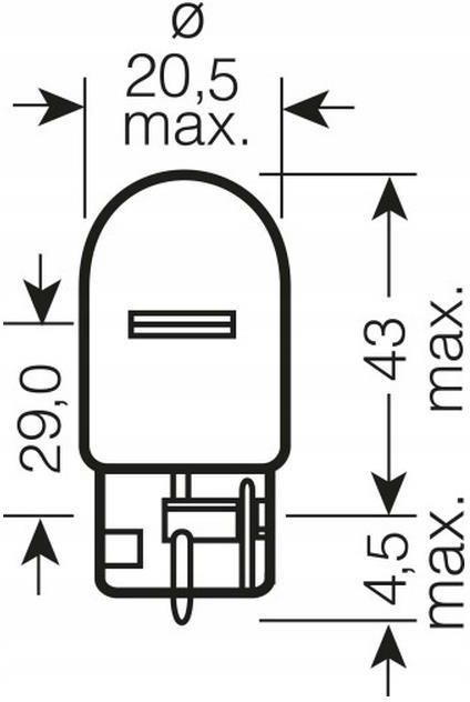 Żarówka, lampa kierunkowskazu OSRAM 7504 - opinie i ceny na Ceneo.pl