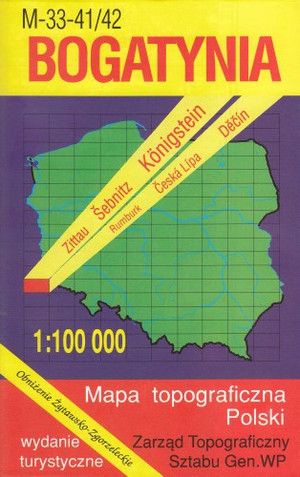 Bogatynia zittau mapa 1:100 000 WzKart - Ceny i opinie - Ceneo.pl