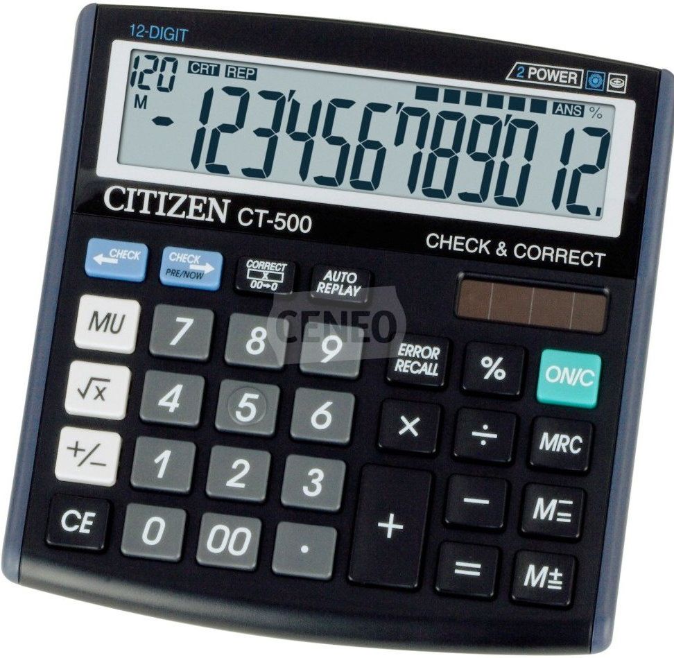 Kalkulator Citizen CT-500j - Ceny i opinie - Ceneo.pl