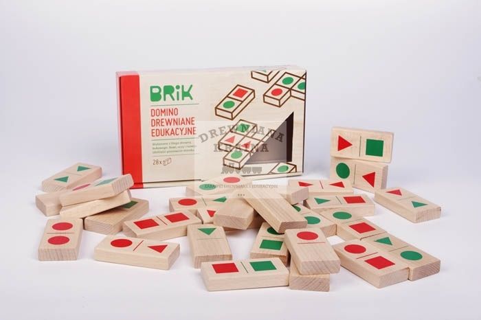 Brik Drewniane Domino Edukacyjne - Gra dla dziecka - Ceny i opinie ...