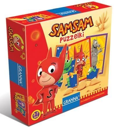 Granna Sam Sam Puzzle 001259 - Gra dla dziecka - Ceny i opinie - Ceneo.pl