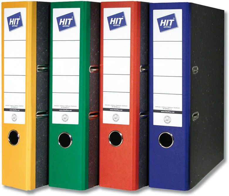 Hit Office Kolorowe Segregatory Dźwigniowe - Szerokość 7,5 Cm 7,5 ...