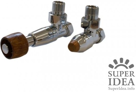 Schlosser zestaw termostatyczny zaworów kątowy Prestige chrom ...