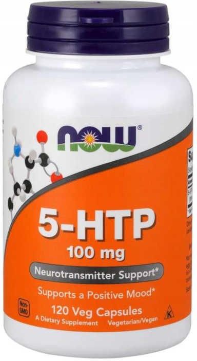 Now Foods 5-Htp 100Mg 120 kaps. - Opinie i ceny na Ceneo.pl