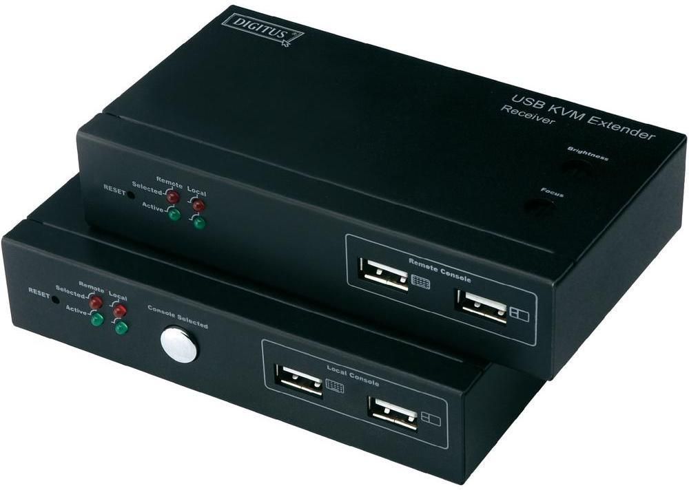 Przełącznik KVM DIGITUS USB KVM EXTENDER CAT.5 (DS-51200) - Opinie i ...
